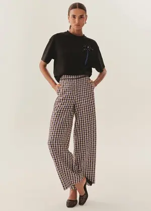 EXQUISE Julianna Chic Fluid Wide Leg Pants