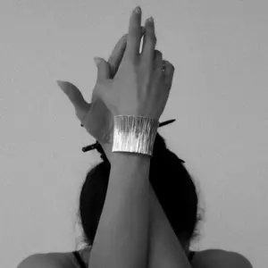 LAMINAR JEWELRY Cascade Cuff Bracelet - Silver