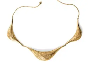 LAMINAR JEWELRY Flow Large Necklace - Gold