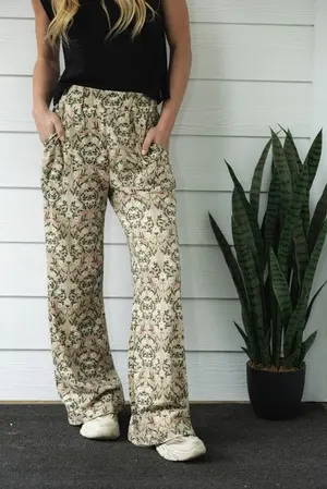 KNOWN SUPPLY Thorn Pant - Victorian Floral