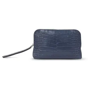 YOUZEY Muse Mini Croc Cosmetic Clutch Grey