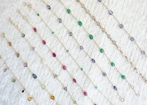 ZUVAN Lunar Glow Solid Gold 14k Bracelet