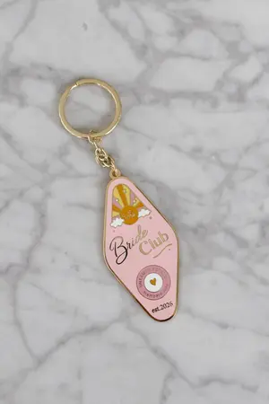UNTAMED PETALS Bride Club Keychain - Pink