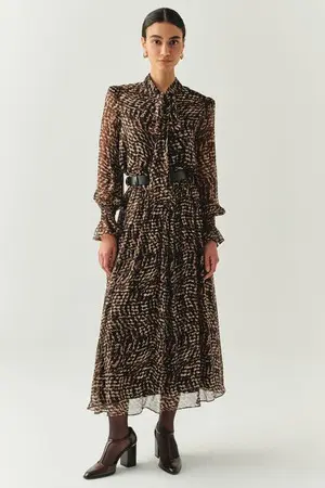 EXQUISE Kara Chiffon Blouse
