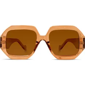 YOUZEY Afterglow Oversized Sunglasses - Khaki