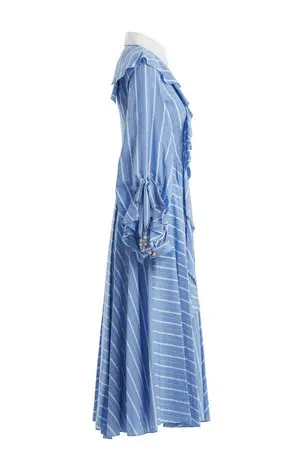 GIZIA Ruffle Detail Midi Dress