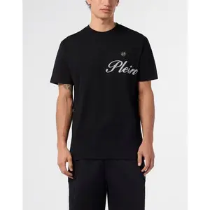 Philipp Plein Round Neck T-shirt Signature - Black