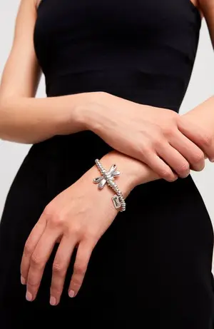 UNODE50 Sterling Plated Dragonfly Bracelet