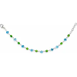 ZUVAN Ocean Mist Multi-stone Bracelet - Blue
