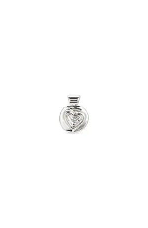 UNODE50 Heart Charm Plated In Sterling - Silver