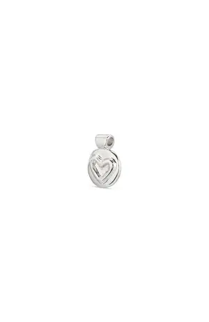 UNODE50 Plated Heart Charm Pendant