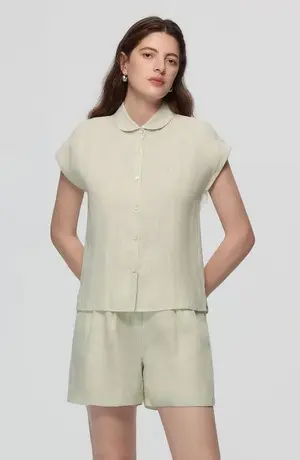 JUANA Hemp Retreat Shirt - Light Mint