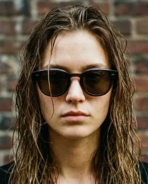 COSSINO Jamie 46mm Acetate Sunglasses - Brown