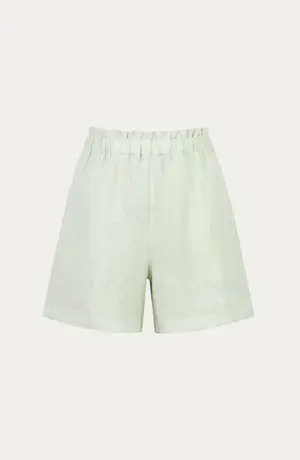 JUANA Hemp Pull-on Shorts - Light Mint