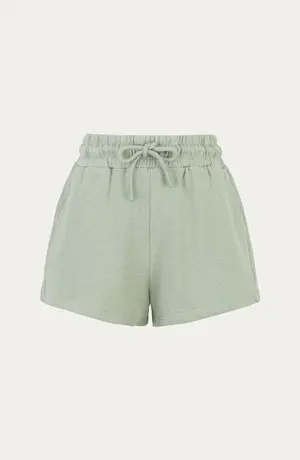 JUANA Hemp French Terry Shorts - Light Sage