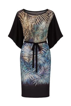CONQUISTA Tie Waist Dress