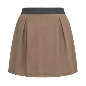 CONQUISTA Beige Mini Skirt - Brown