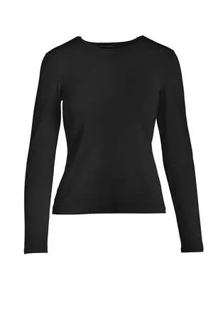 CONQUISTA Colour Jersey Top - Black