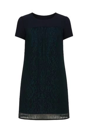 CONQUISTA Double Layer Dress - Blue