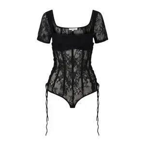 EMPRESS MIMI Lilith Lace Bodysuit - Black
