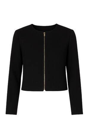 CONQUISTA Long Sleeve Straight Jacket - Black