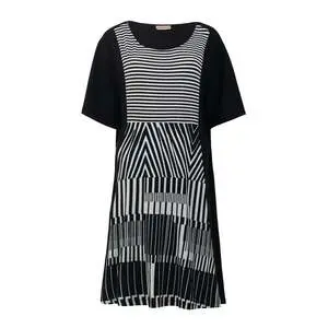 CONQUISTA Monochrome Melody Dress - Black