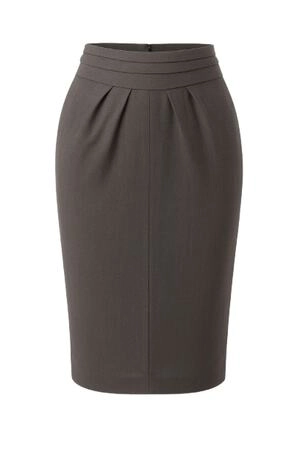 CONQUISTA Chic Tulip Skirt - Brown