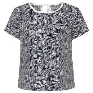 CONQUISTA Print Sleeveless Top - Blue