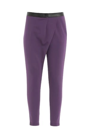 CONQUISTA Crossover Pants Aubergine