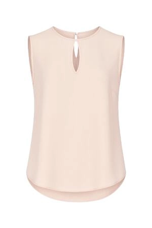 CONQUISTA Keyhole Detail Sleeveless Top - Orange