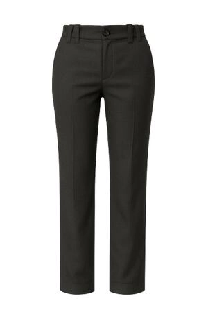 CONQUISTA Straight Leg Woven Pants - Black