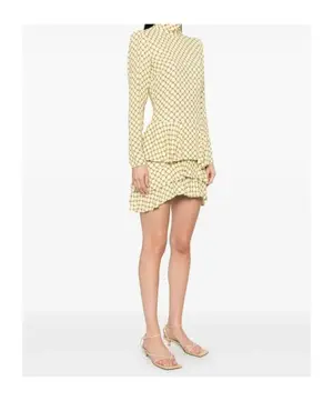 Elisabetta Franchi Monogram-print Midi Dress