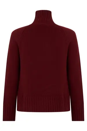 Max Mara Mantova Ribbed High Neck Sweater