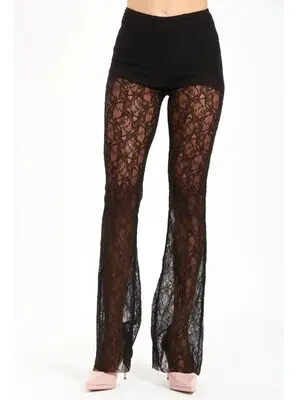 Philosophy Di Lorenzo Serafini Lace Detailed Flared Trousers