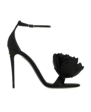 Dolce & Gabbana Keira Floral Stiletto Sandals