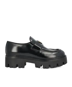 Prada Round-toe Loafers - Black