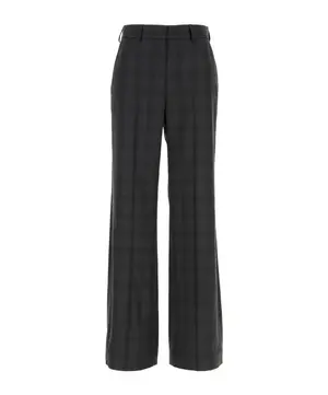 BLAZÉ MILANO Casual Trousers With Belt Loops - Black