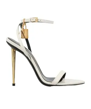 TOM FORD Buckled High-heeled Sandals - White