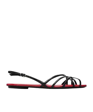Proenza Schouler Uma Open-heeled Sandals - Black/red