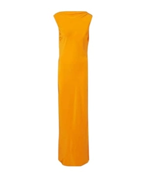 SIR. Isla Silk Crepe Gown - Orange