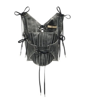 KNWLS Leather Bustier