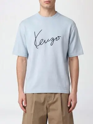 Kenzo Dropped Shoulder Pure Wool Logo T-shirt