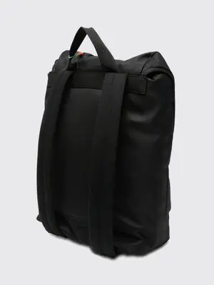 Kenzo Signature Nylon Backpack With Embroidered Logo And Drawstring Closure