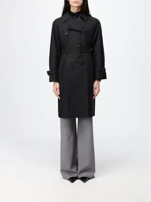 Max Mara Belted Trench Coat - Black