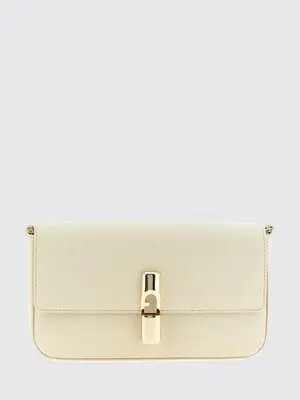 Furla Iride Leather Crossbody Bag - Yellow