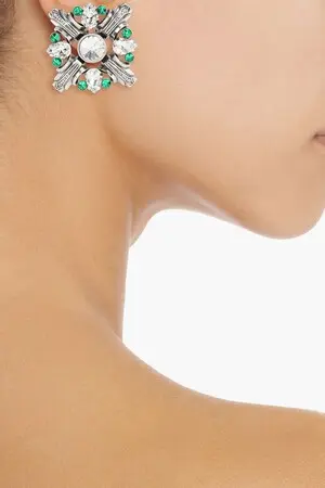 AREA Tone Crystal Earrings