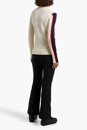 WE NORWEGIANS Jacquard Knit Merino Wool-blend Turtleneck Sweater