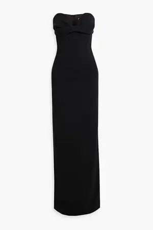 Magda Butrym Strapless Woolblend Crepe Gown