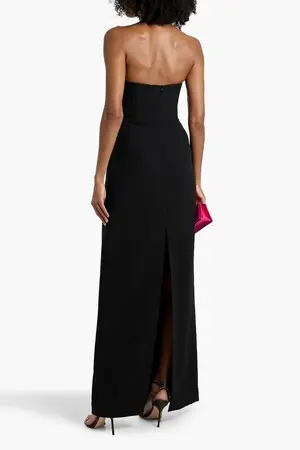 Magda Butrym Strapless Woolblend Crepe Gown