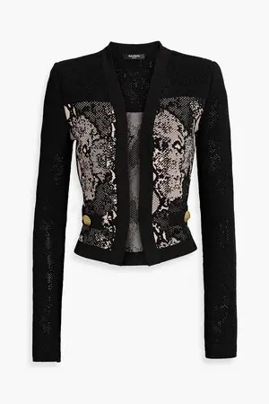 Balmain Jacquardknit Jacket